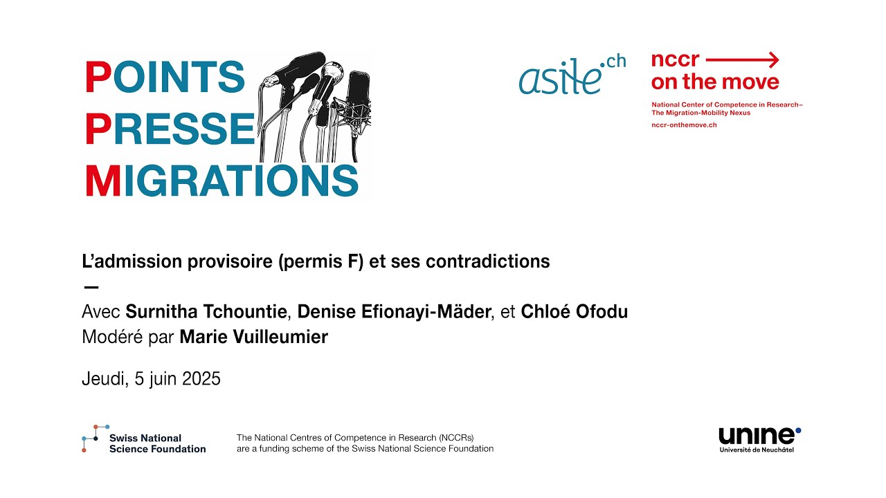 Point presse migrations 05.06.25 | L’admission provisoire (permis F) et ...